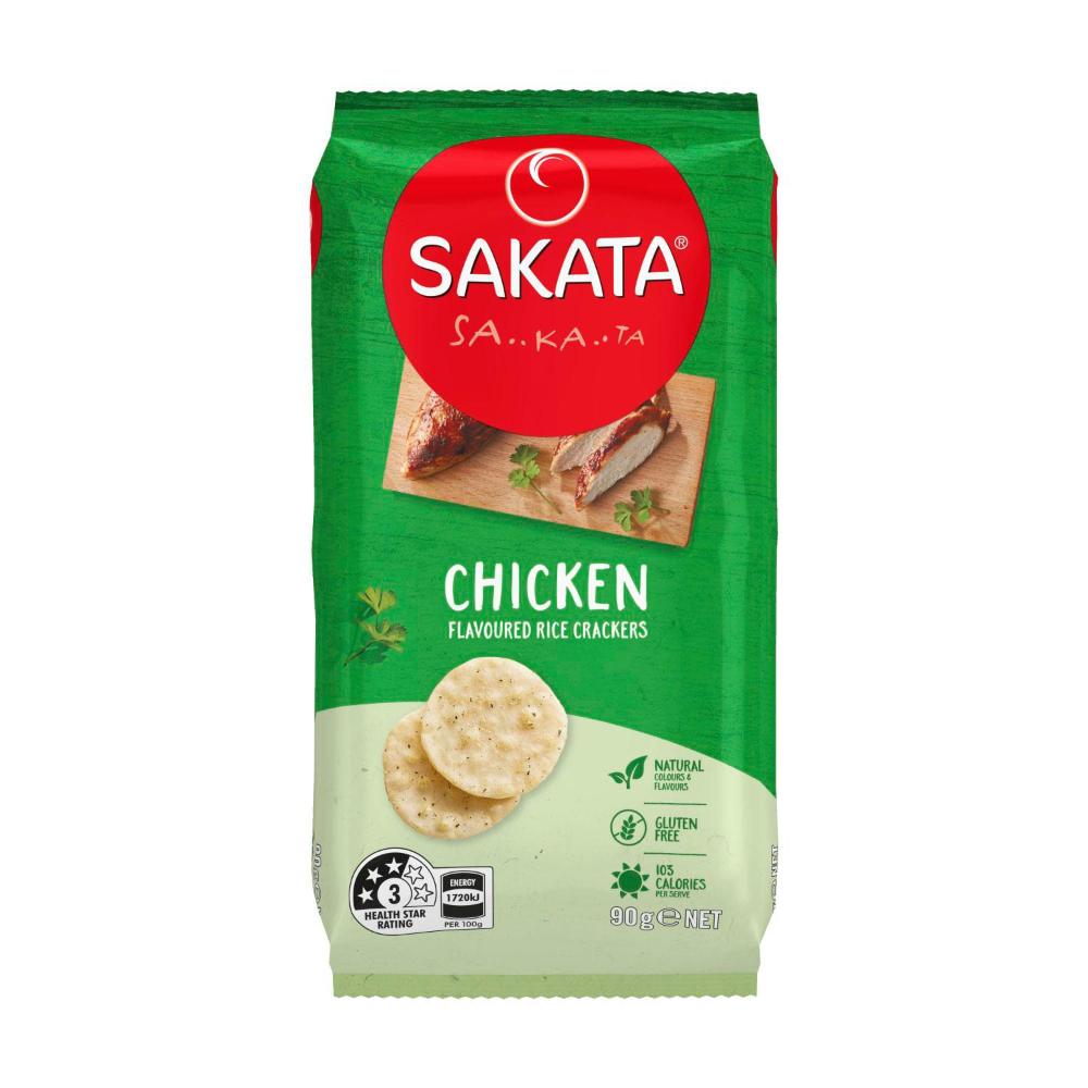 Buy Sakata Rice Crackers Chicken 90g | Coles