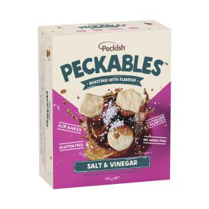 Buy Peckish Peckables Rice Snacks Salt Vinegar 100g | Coles