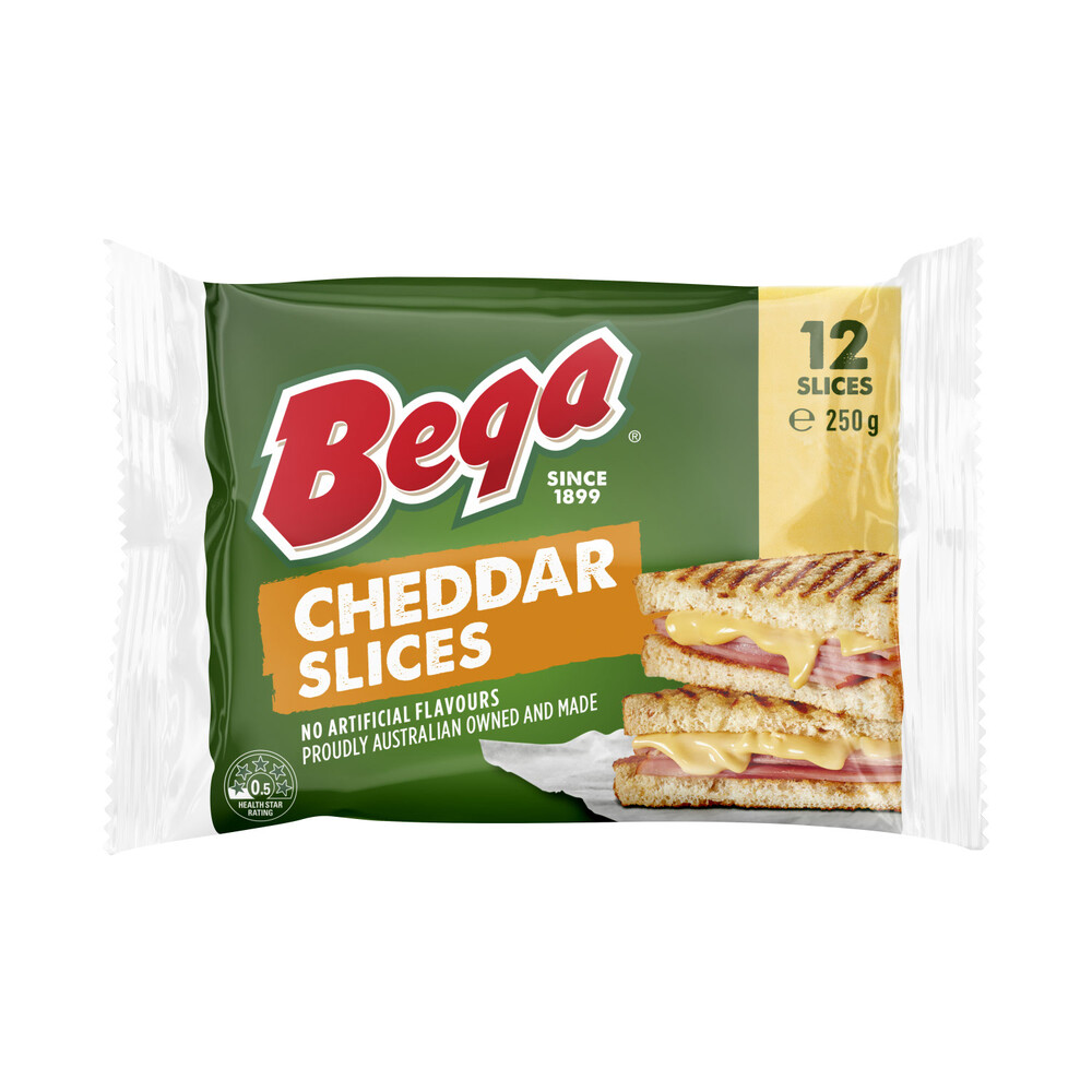 Buy Bega Cheese Cheddar Slices 250g | Coles