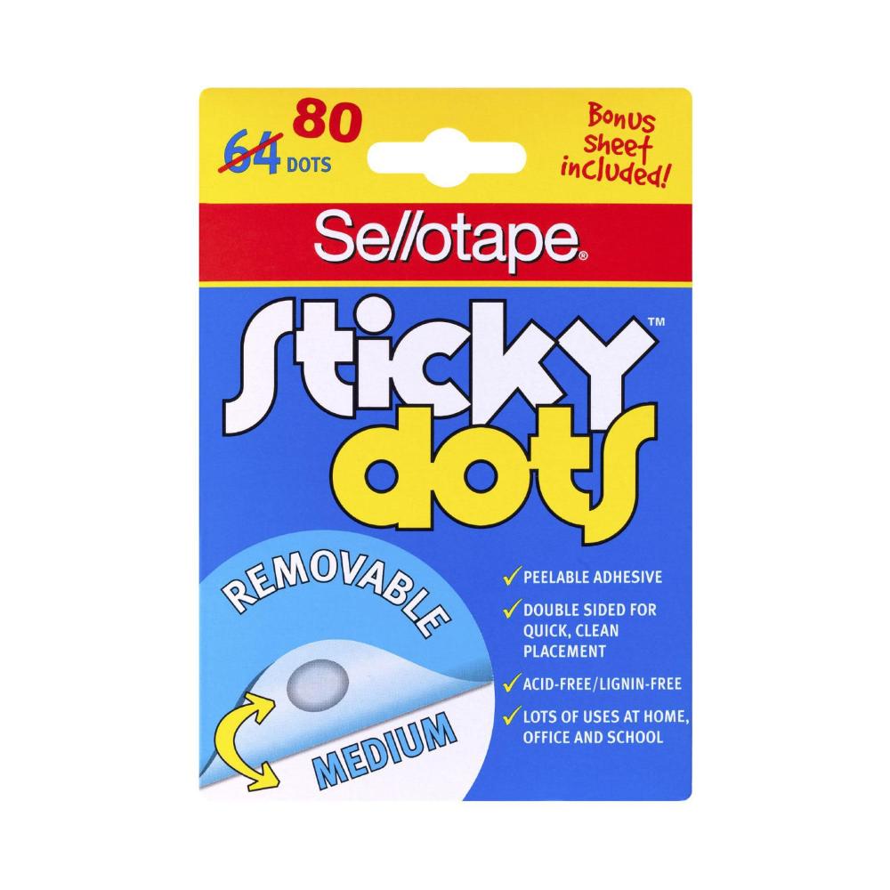 Buy Sellotape Removable Sticky Dots 1EACH | Coles