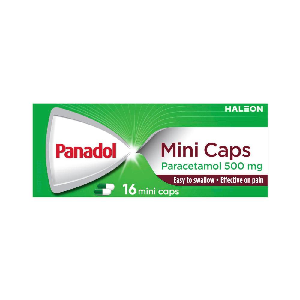 Buy Panadol Paracetamol Pain Relief Mini Capsules 16 Pack | Coles