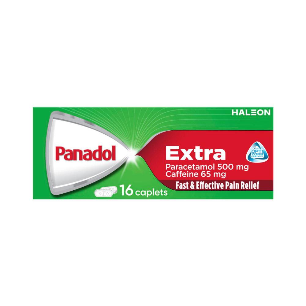 Buy Panadol Extra Paracetamol Pain Relief Caplets 16 Pack | Coles