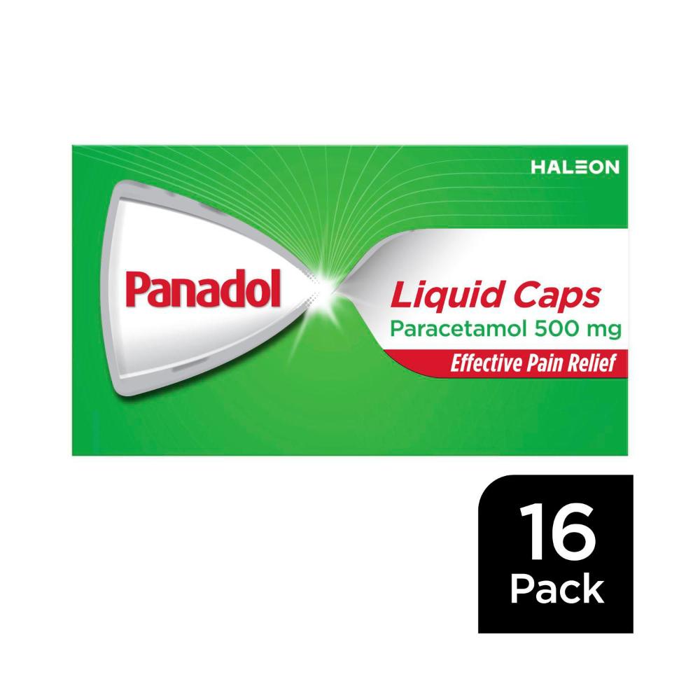 Buy Panadol Liquid Paracetamol Pain Relief Capsules 16 Pack | Coles