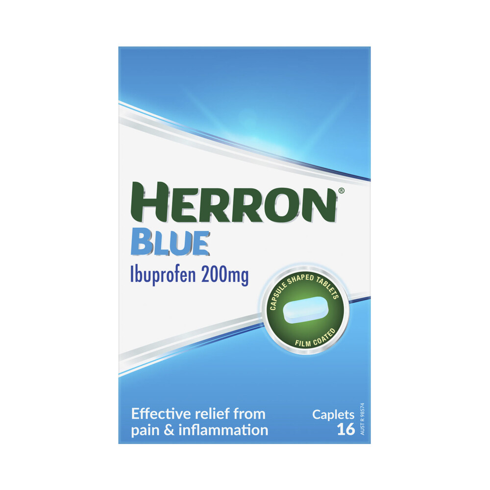 Buy Herron Blue Ibuprofen 16 Pack | Coles