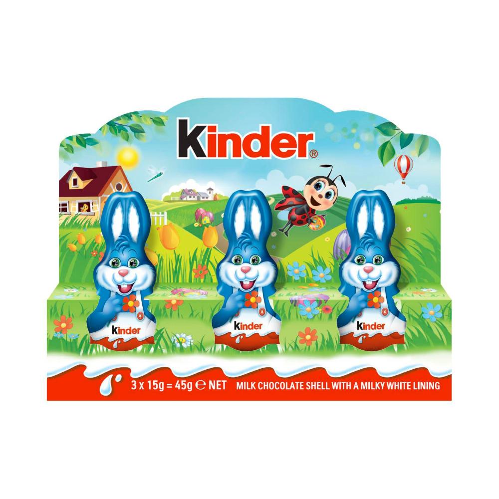Buy Kinder Chocolate Easter Bunnies 3 Pack 45g | Coles