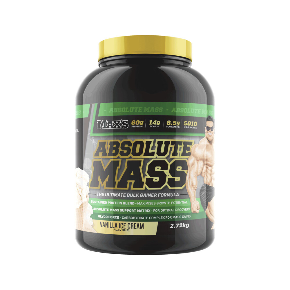 Buy Max's Absolute Mass Protein Vanilla Ice Cream 2.72kg | Coles