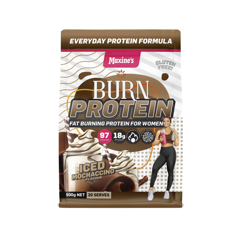 Buy Maxine's Burn Protein Iced Mocha 500g | Coles
