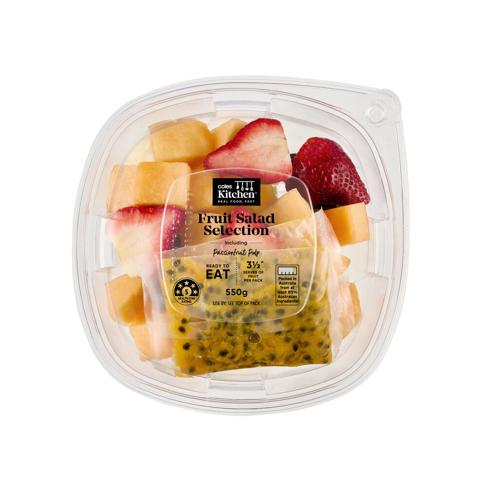Buy Coles Kitchen Fruit Salad Selection 550g | Coles