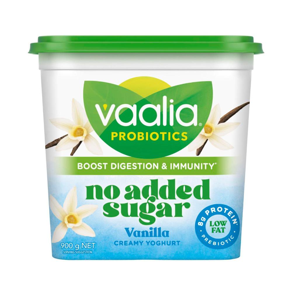 Buy Vaalia Probiotics No Added Sugar Yoghurt Vanilla 900g | Coles