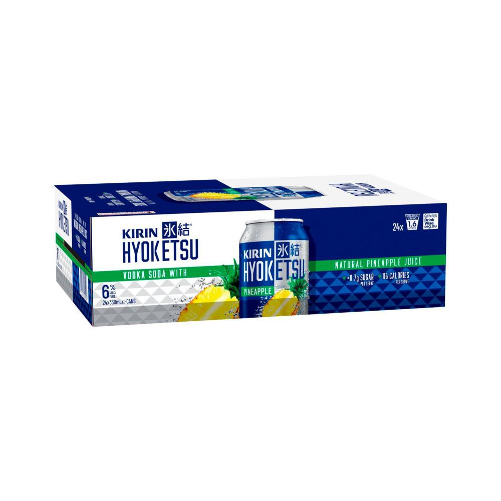 Buy Kirin Hyoketsu Pineapple Can 330ml 24 Pack | Coles