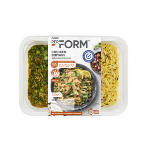 Buy Coles Perform Chicken Biryani 350g | Coles