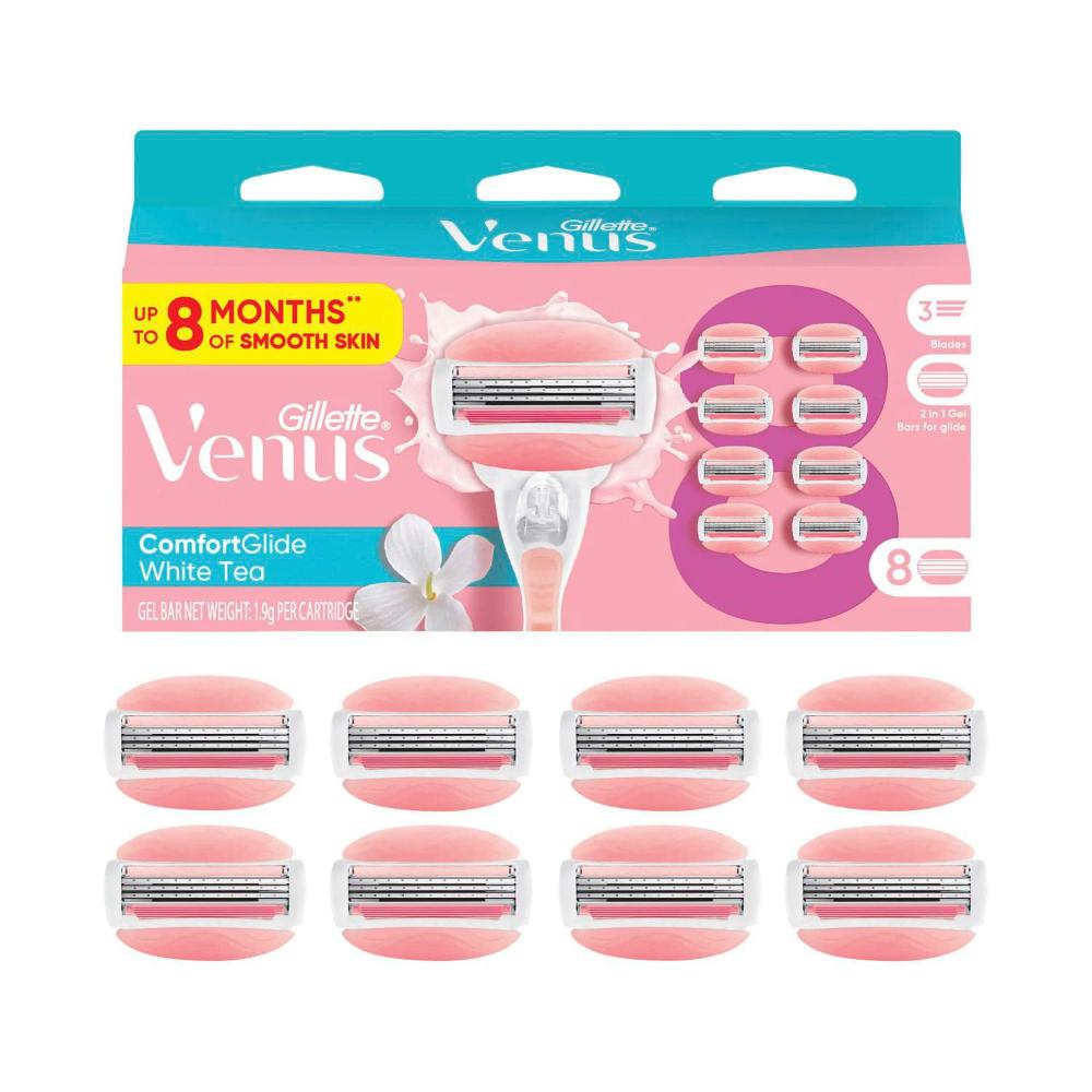 Buy Gillette Venus Comfortglide Breeze Razor Blade Refills 8 pack | Coles