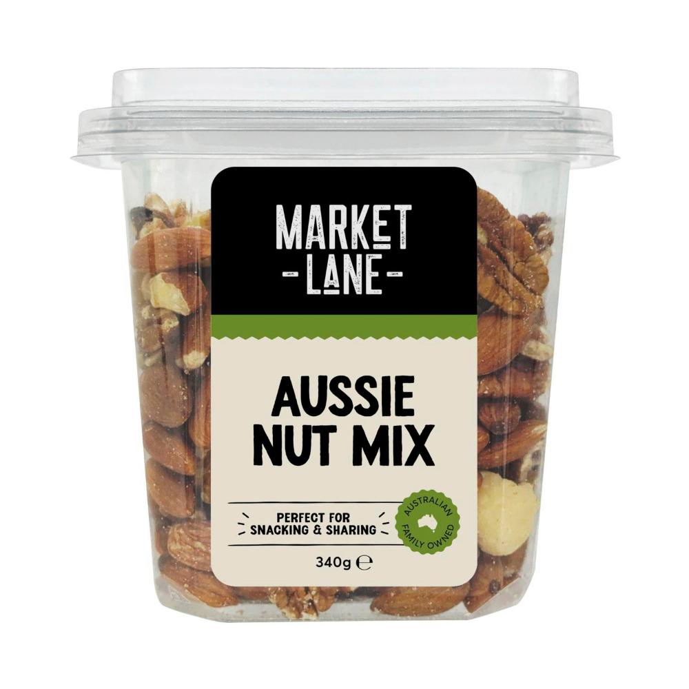 Buy Market Lane Aussie Natural Nut Mix Tub 340g | Coles