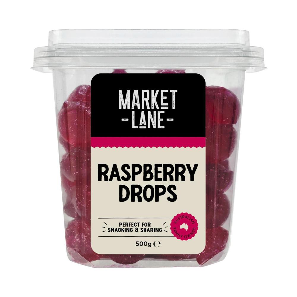 Buy Market Lane Raspberry Drop Hard Rock Candy 500g | Coles