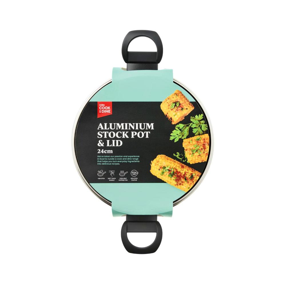 Buy Cook & Dine Aluminium Stock Pot 24cm 1 Each | Coles