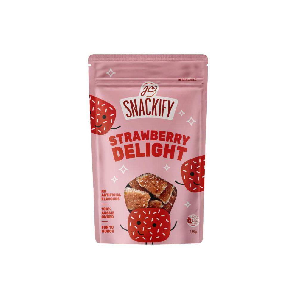 Buy Snackify Strawberry Delight 140 GRAM | Coles