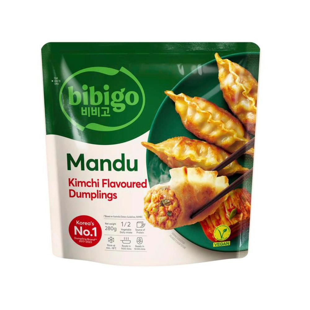 Buy Bibigo Mandu Kimchi Dumplings 280g | Coles