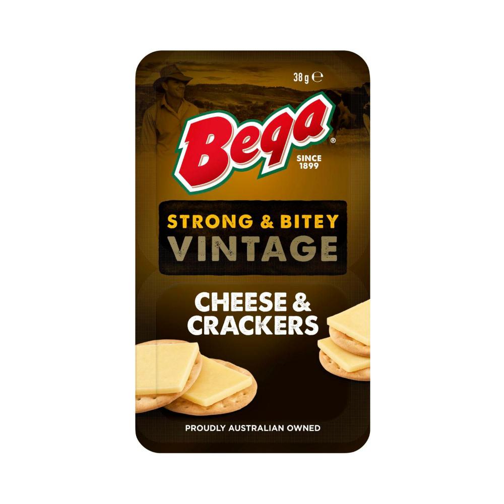 Buy Bega Strong & Bitey Cheese & Water Cracker 38g | Coles