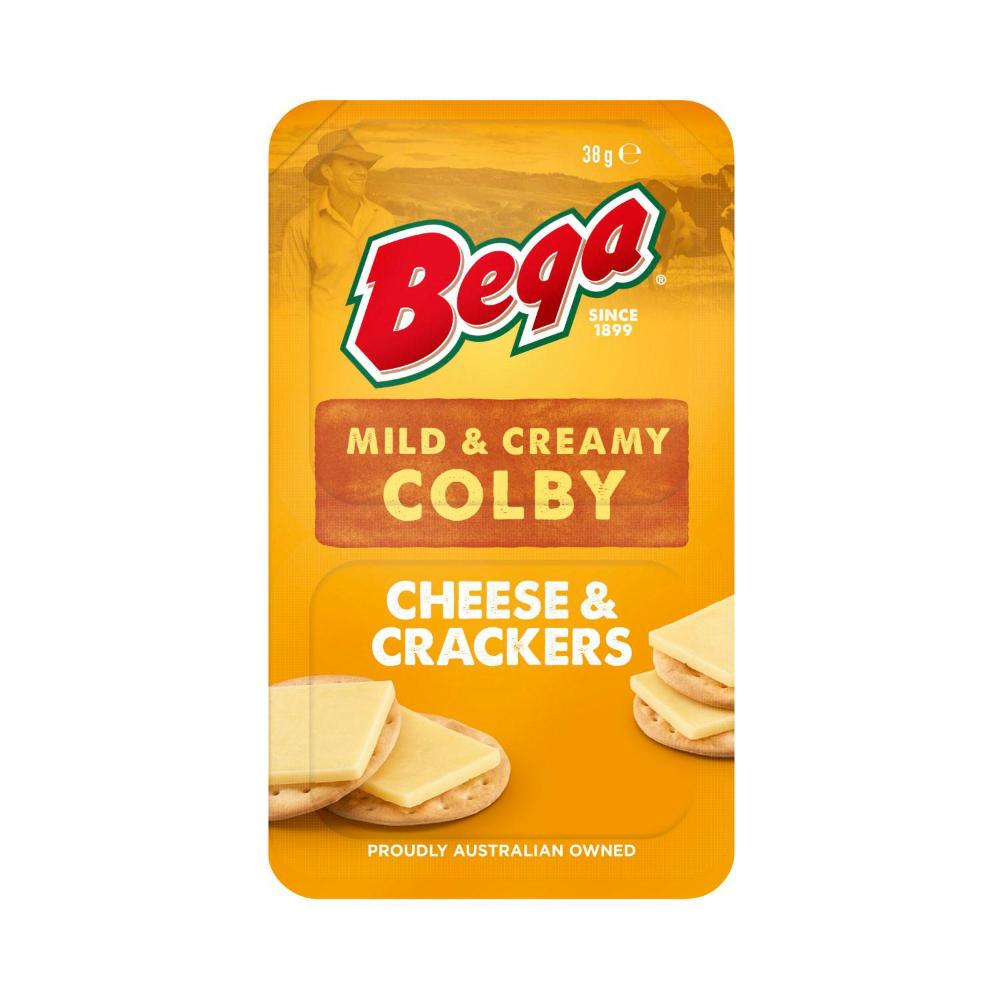 Buy Bega Colby Cheese & Water Crackers 38g | Coles
