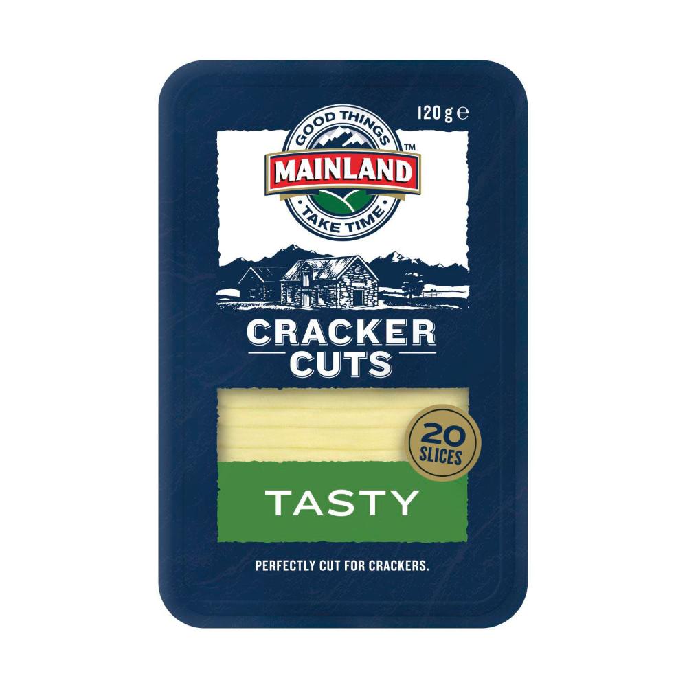 Buy Mainland Cracker Cuts Tasty Cheese Slices 120 GRAM | Coles