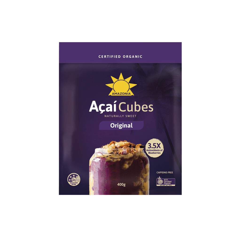 Buy Amazonia Acai Cubes Original 400g | Coles