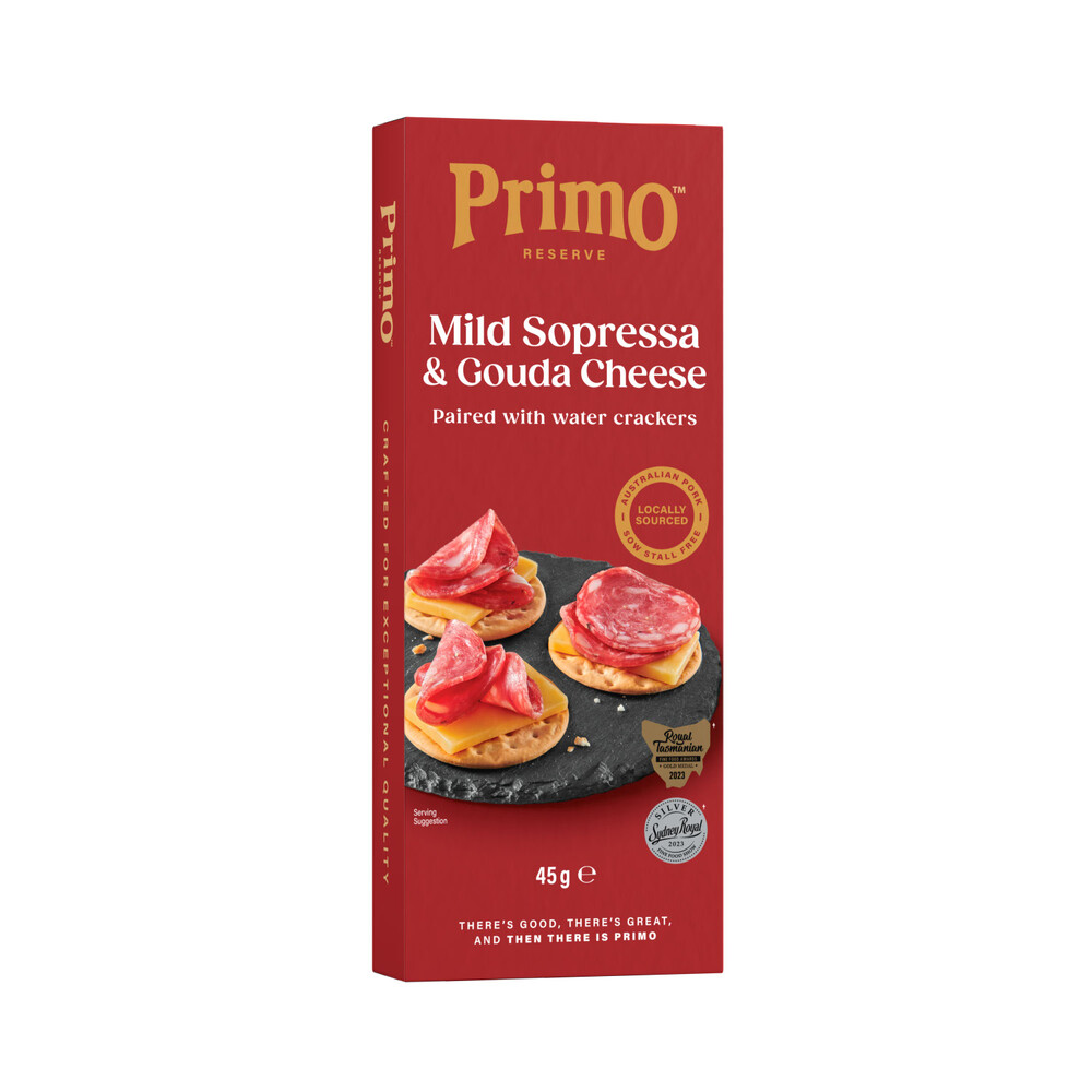 Buy Primo Reserve Mild Sopressa Salami With Gouda Cheese And Water ...
