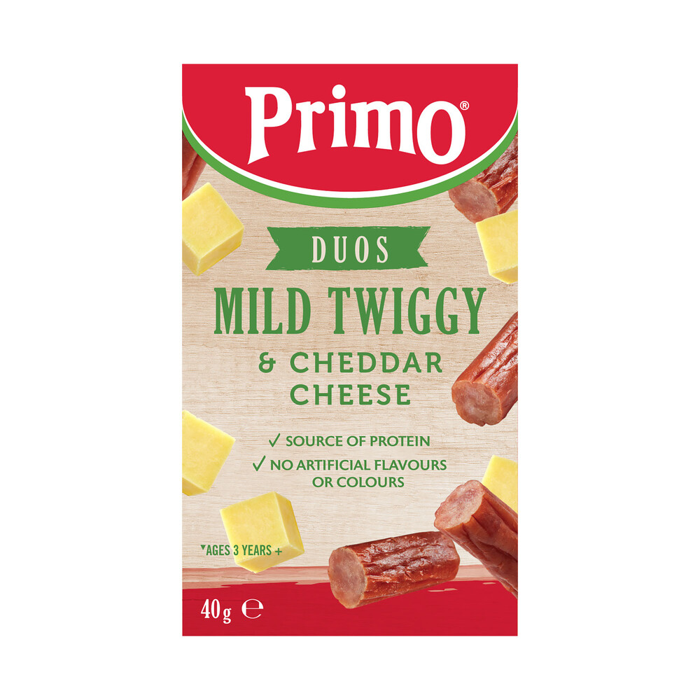 Buy Primo Duo Mild Twiggy & Cheese Cubes 40g | Coles