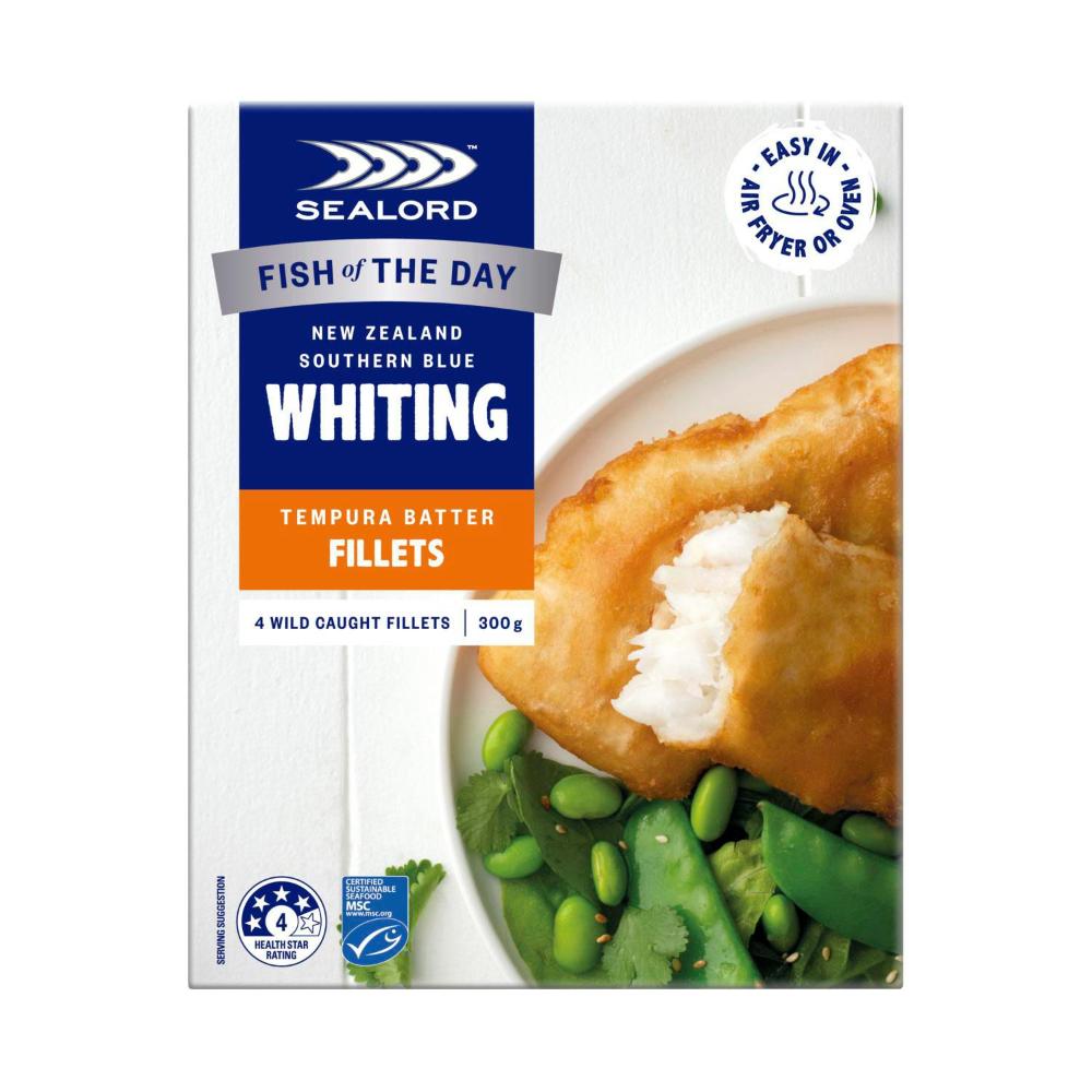 Buy Sealord Tempura Whiting Fillets 300GRAM | Coles