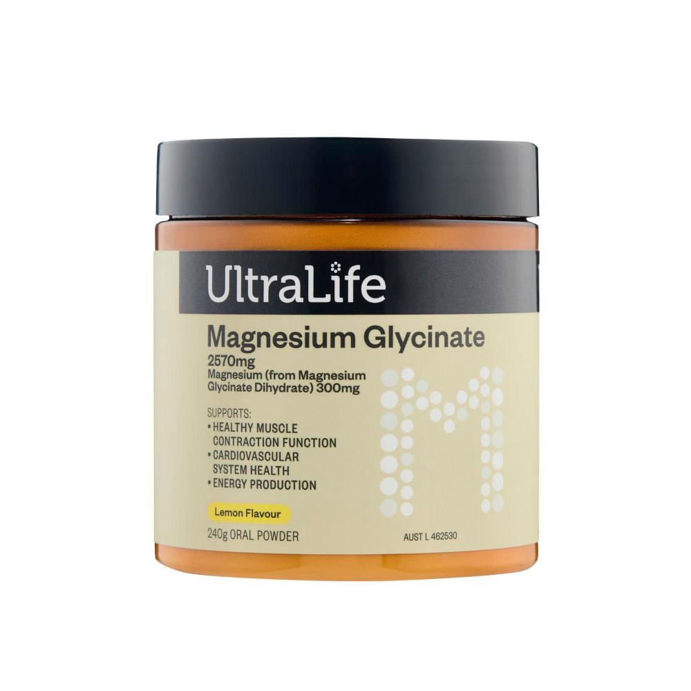 Buy Ultra Life Magnesium Glycinate Powder 240g | Coles