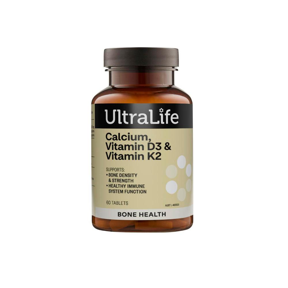 Buy Ultralife Cal Vit D3 & Vit K2 60 Pack | Coles