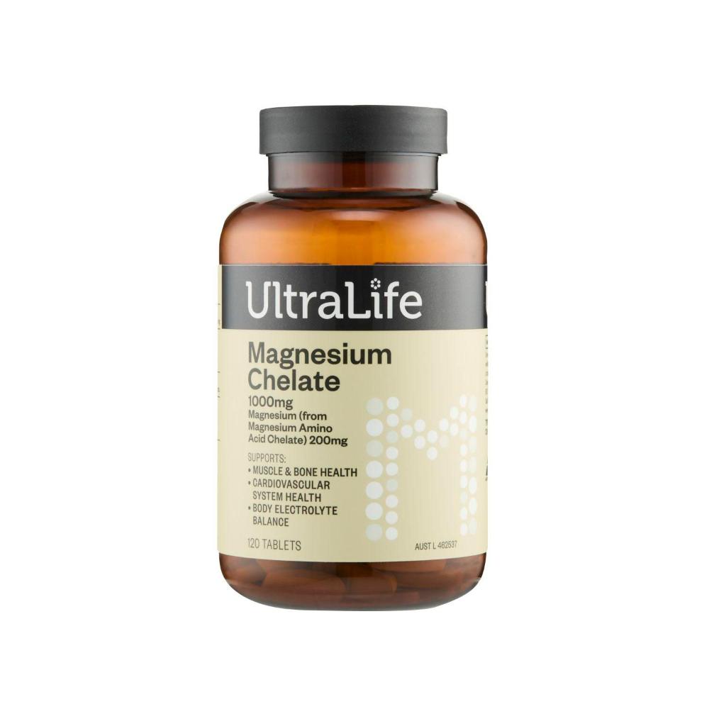 Buy Ultralife Magnesium Chelate 1000mg 120pk 120PACK | Coles