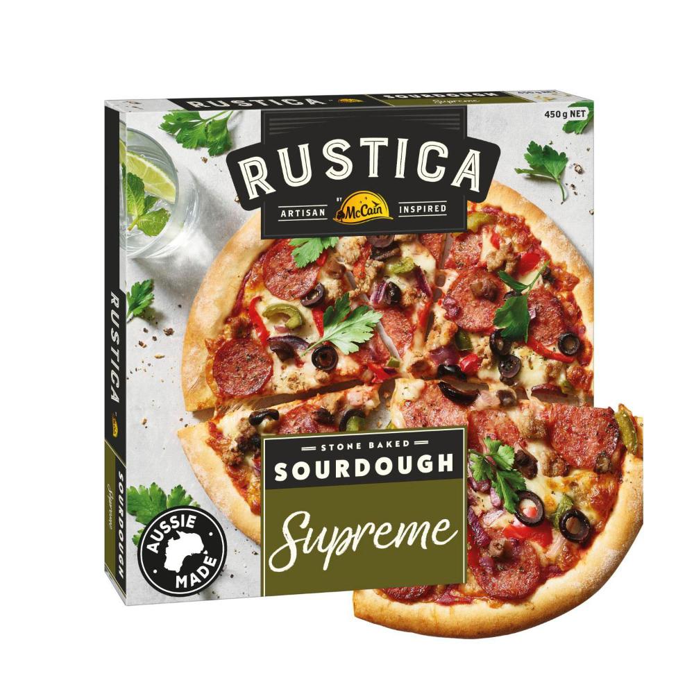 Buy McCain Rustica Supreme Pizza 450g | Coles