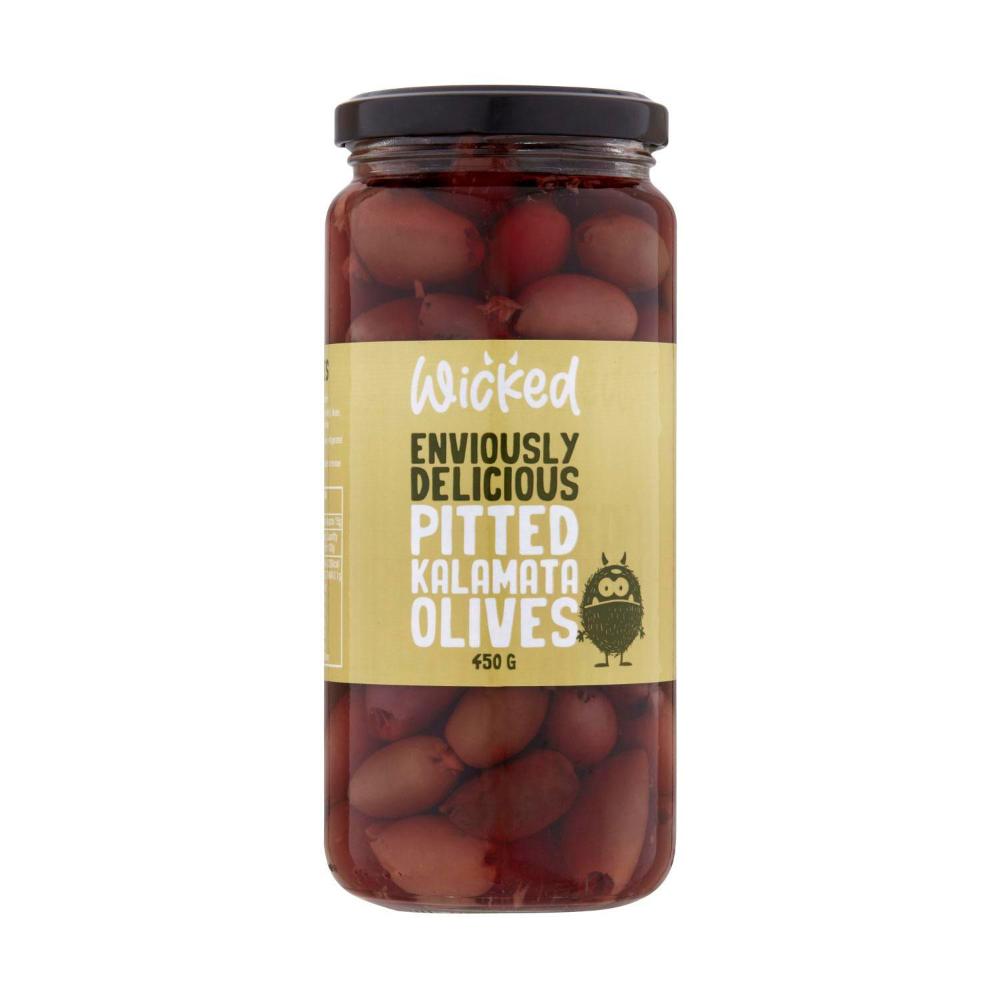 Buy Wicked Pitted Kalamata Olives 450g | Coles
