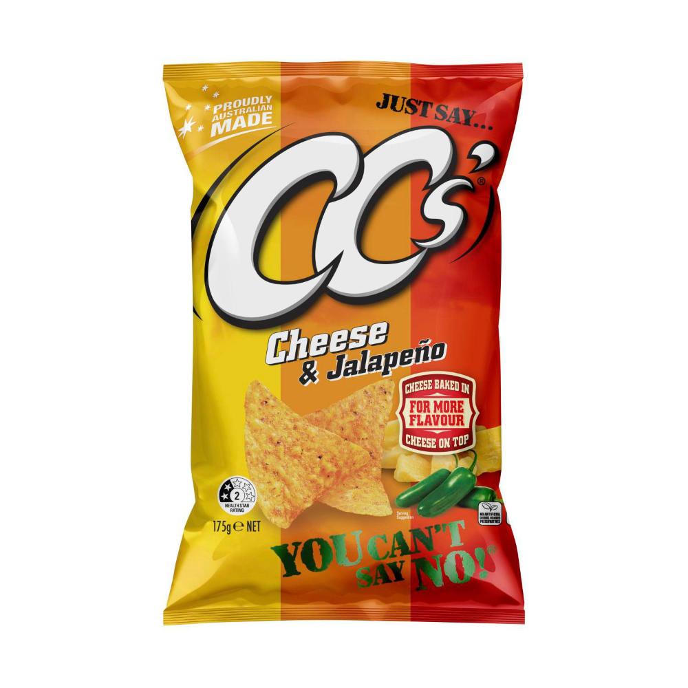 Buy CC's Corn Chips Cheese & Jalepeno 175g | Coles