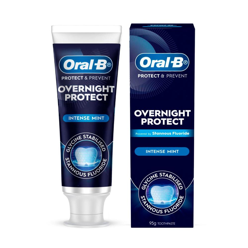 Buy Oral B Overnight Protect Intense Mint Toothpaste 95g | Coles