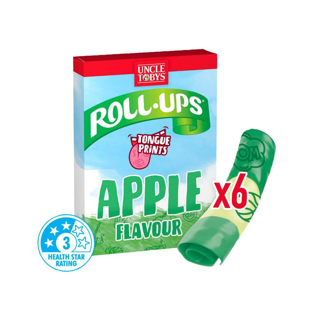 Buy Uncle Tobys Roll Ups Apple Funprint 94g | Coles