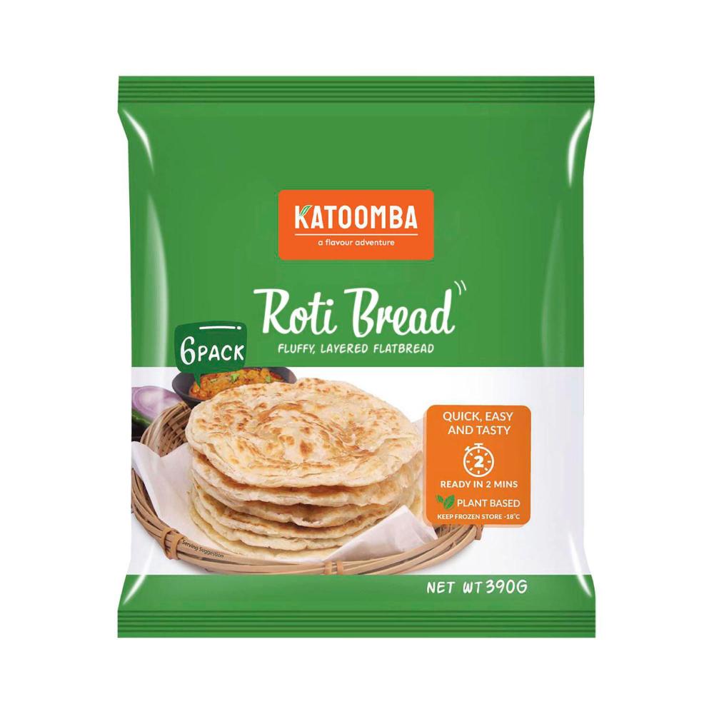 Buy Katoomba Roti Bread Plain 390g | Coles