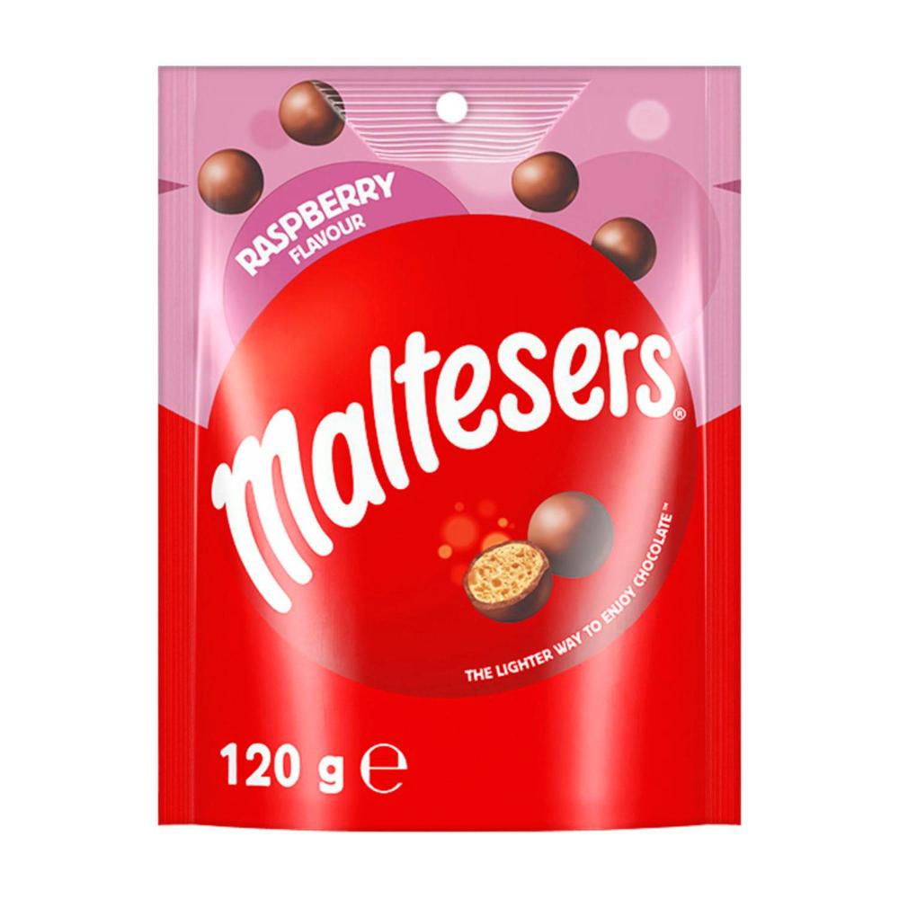 Buy Maltesers Raspberry Milk Chocolate Snack Bag 120g | Coles