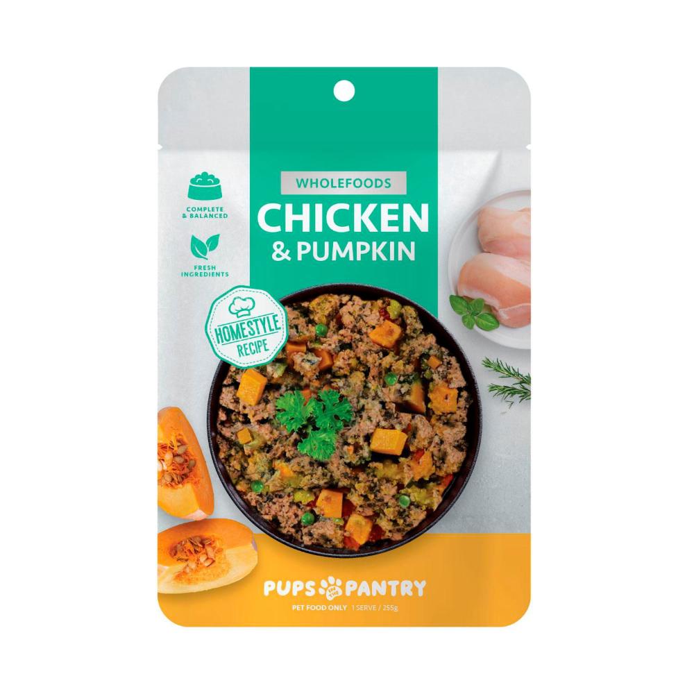 Buy Pups In The Pantry Home Style Meal Dog Food With Chicken & Pumpkin ...