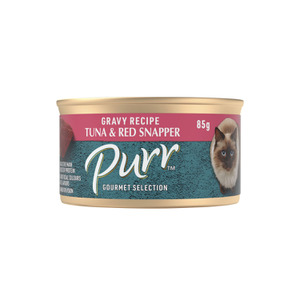 Buy Purr Succulent Red Snapper & Tuna In Gravy Cat Food 85g | Coles