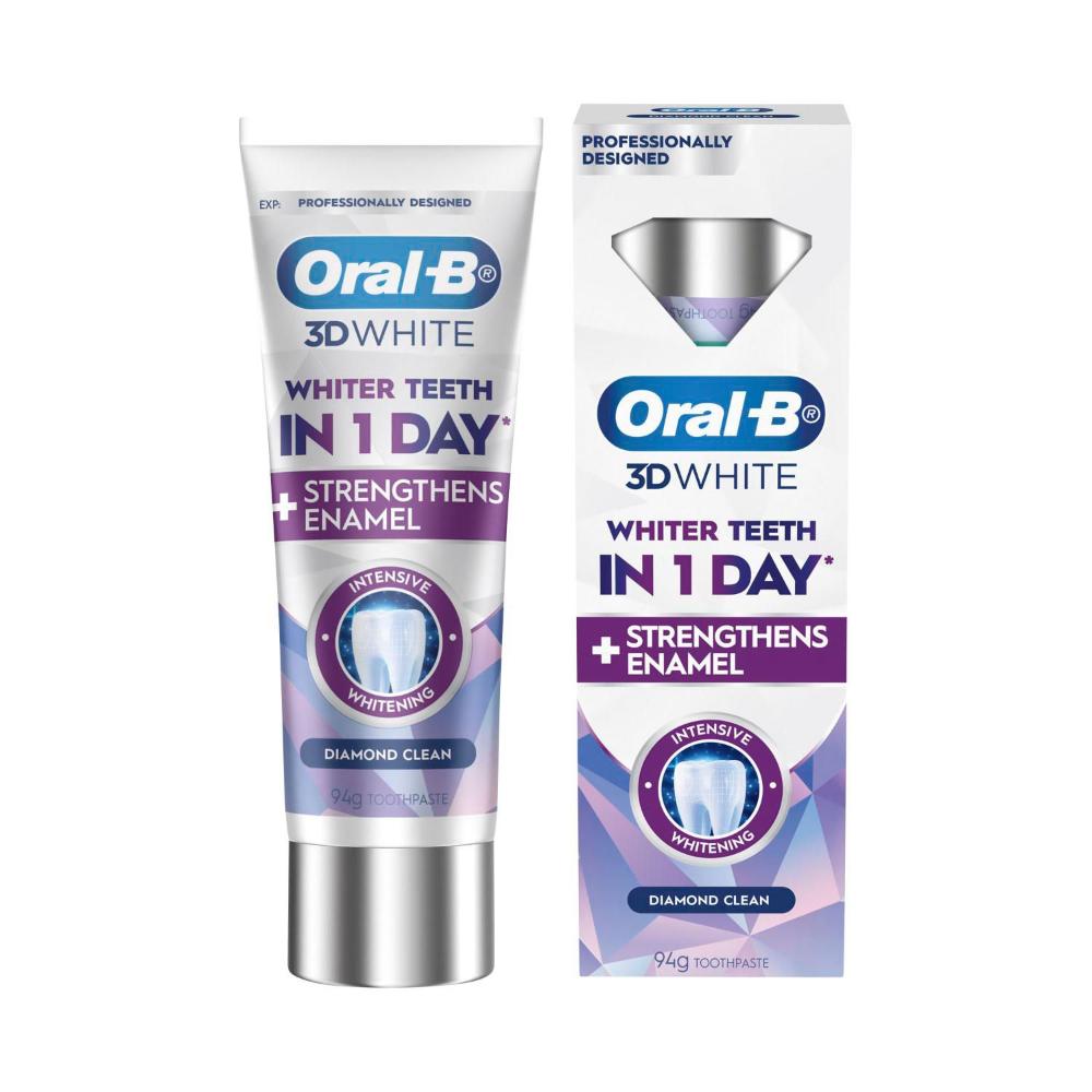 Buy Oral B 3D White Diamond Clean Clinical Whitening Toothpaste 94g | Coles