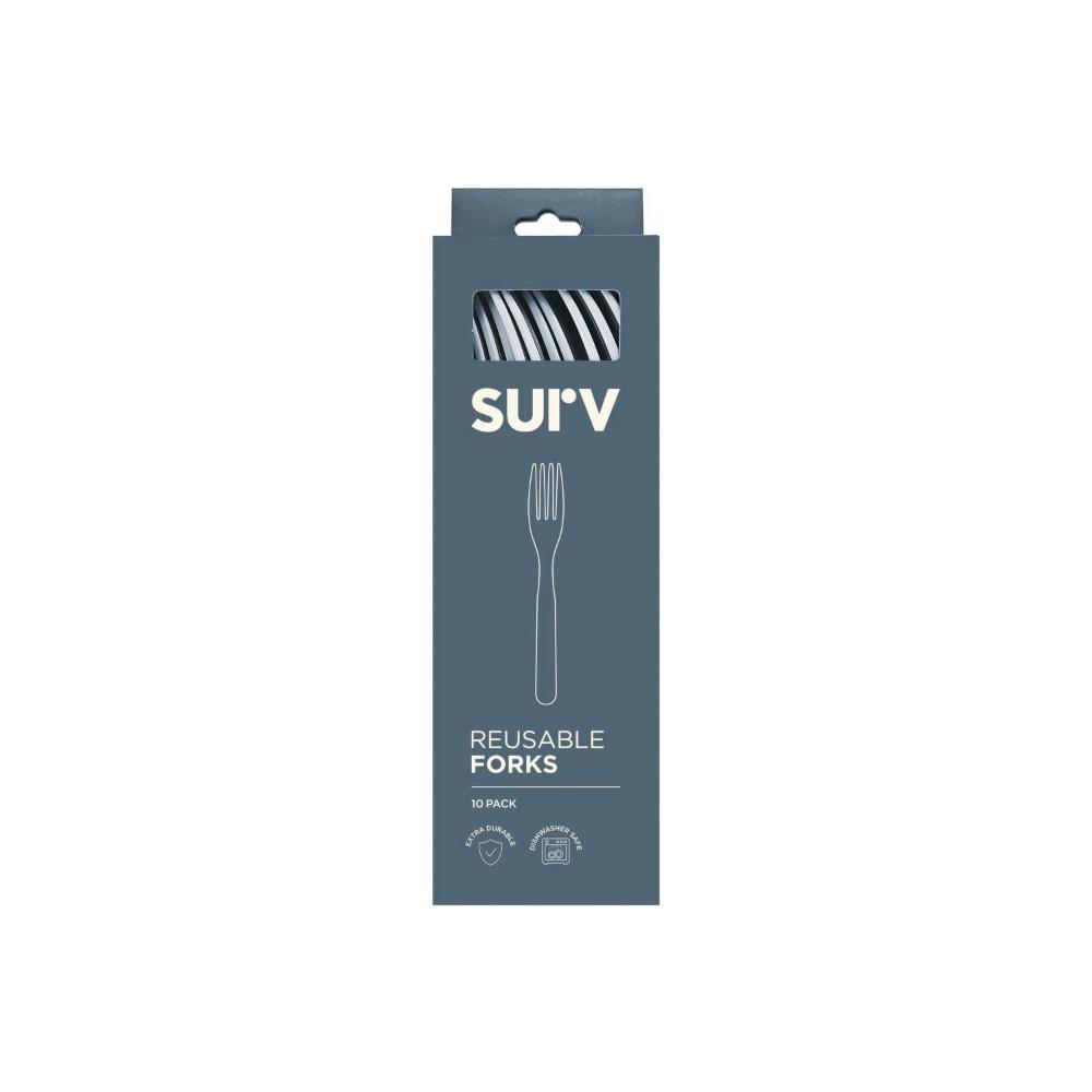 Buy Surv Reusable Forks 10 Pack | Coles