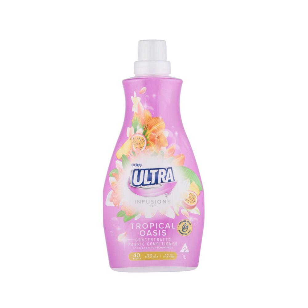 Buy Coles Ultra Tropical Oasis Fabric Conditioner 1L | Coles