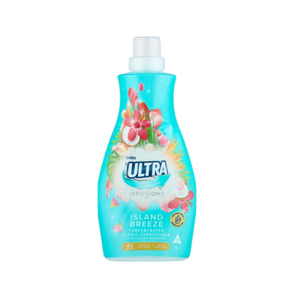Buy Coles Ultra Island Breeze Fabric Conditioner 1L | Coles