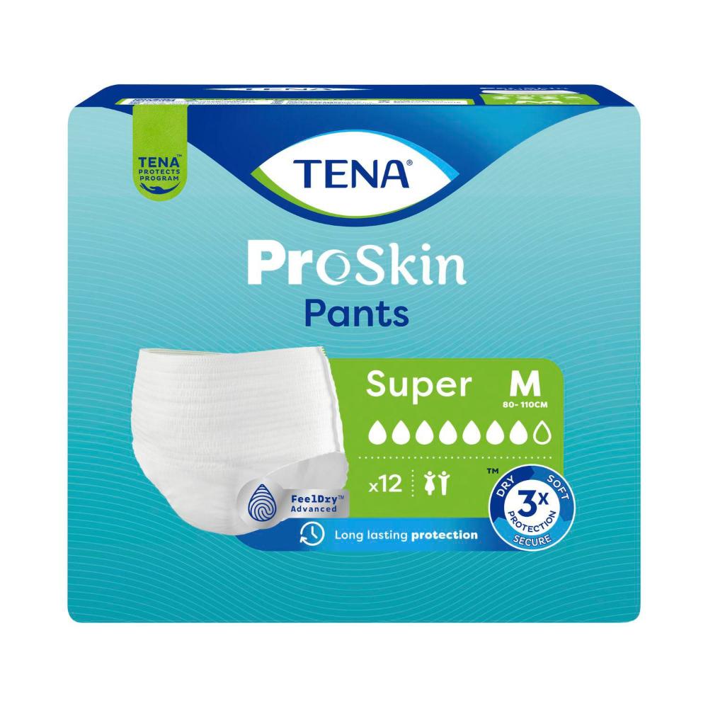 Buy Tena Incontinence Super Pants Size Medium 12 Pack | Coles