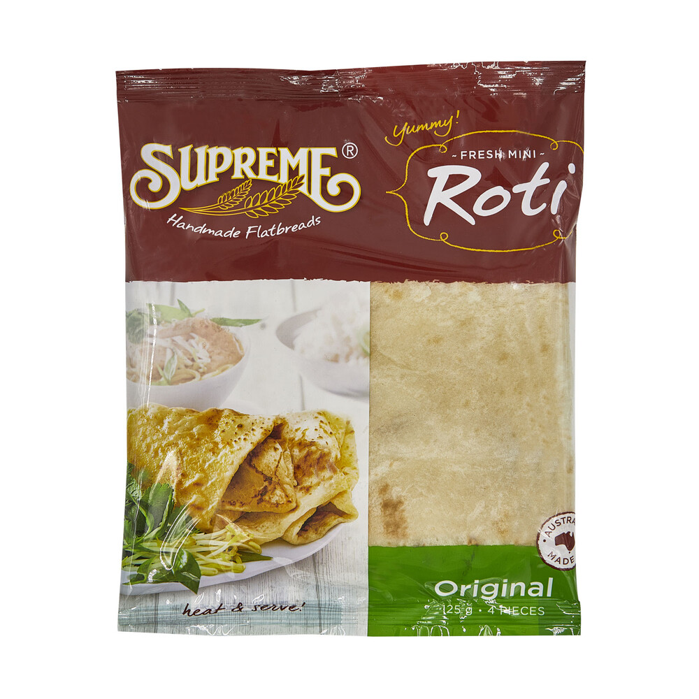 Buy Supreme Quality Foods Roti Mini 125g | Coles