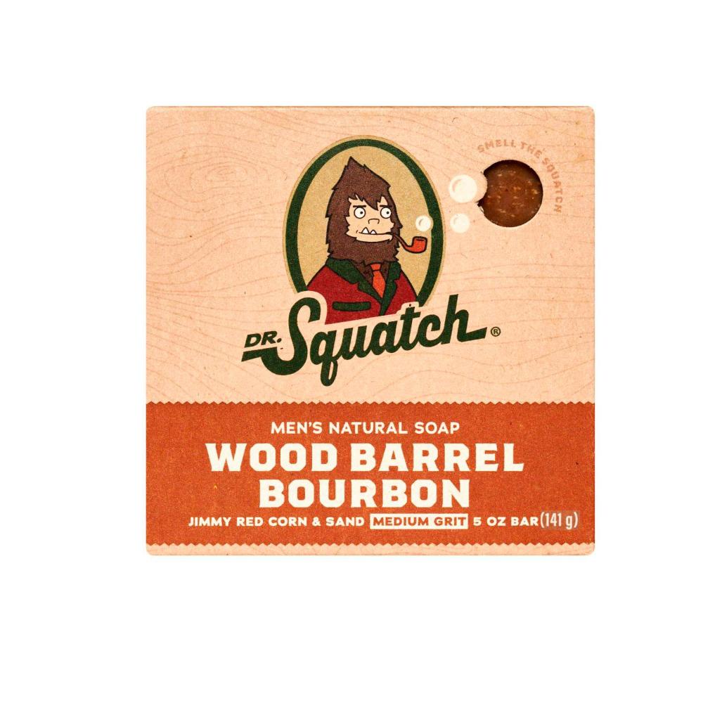 Buy Dr Squatch Wood Barrel Bourbon Bar Soap 141g | Coles