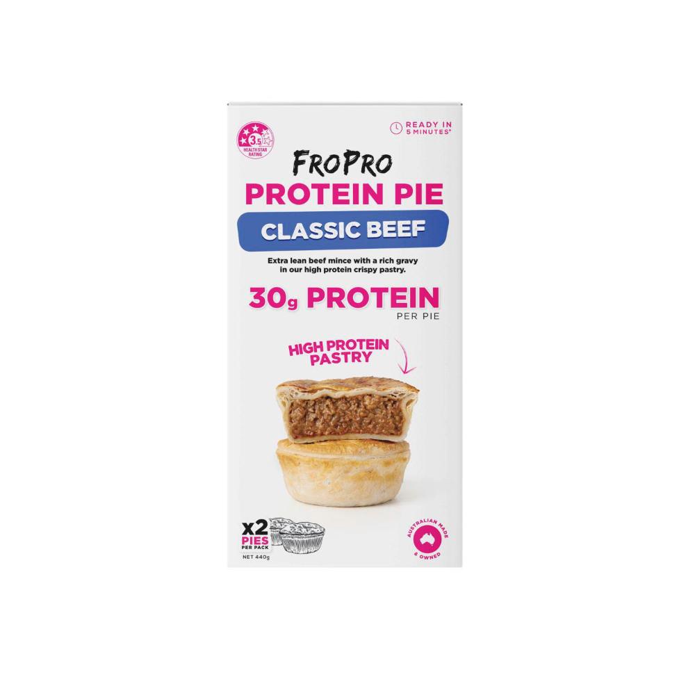 Buy Fropro Protein Classic Beef Pie 2 Pack 440g | Coles