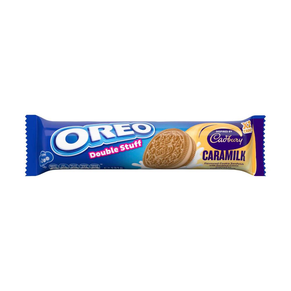 Buy Oreo Double Stuff Cookie Sandwich Inspired By Cadbury Caramilk 131g ...