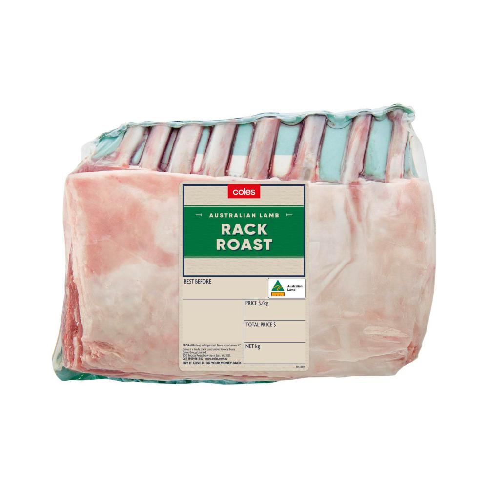 Buy Coles Lamb Rack Roast approx. 900g | Coles